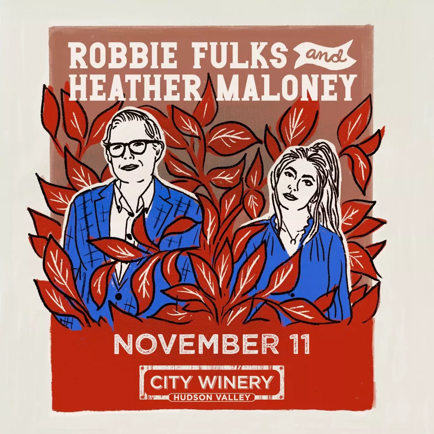 Robbie Fulks and Heather Maloney | City Winery Hudson Valley | Music ...